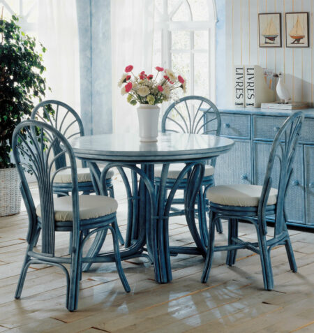 Table ronde 5 à 6 personnes en rotin - Brin d'Ouest