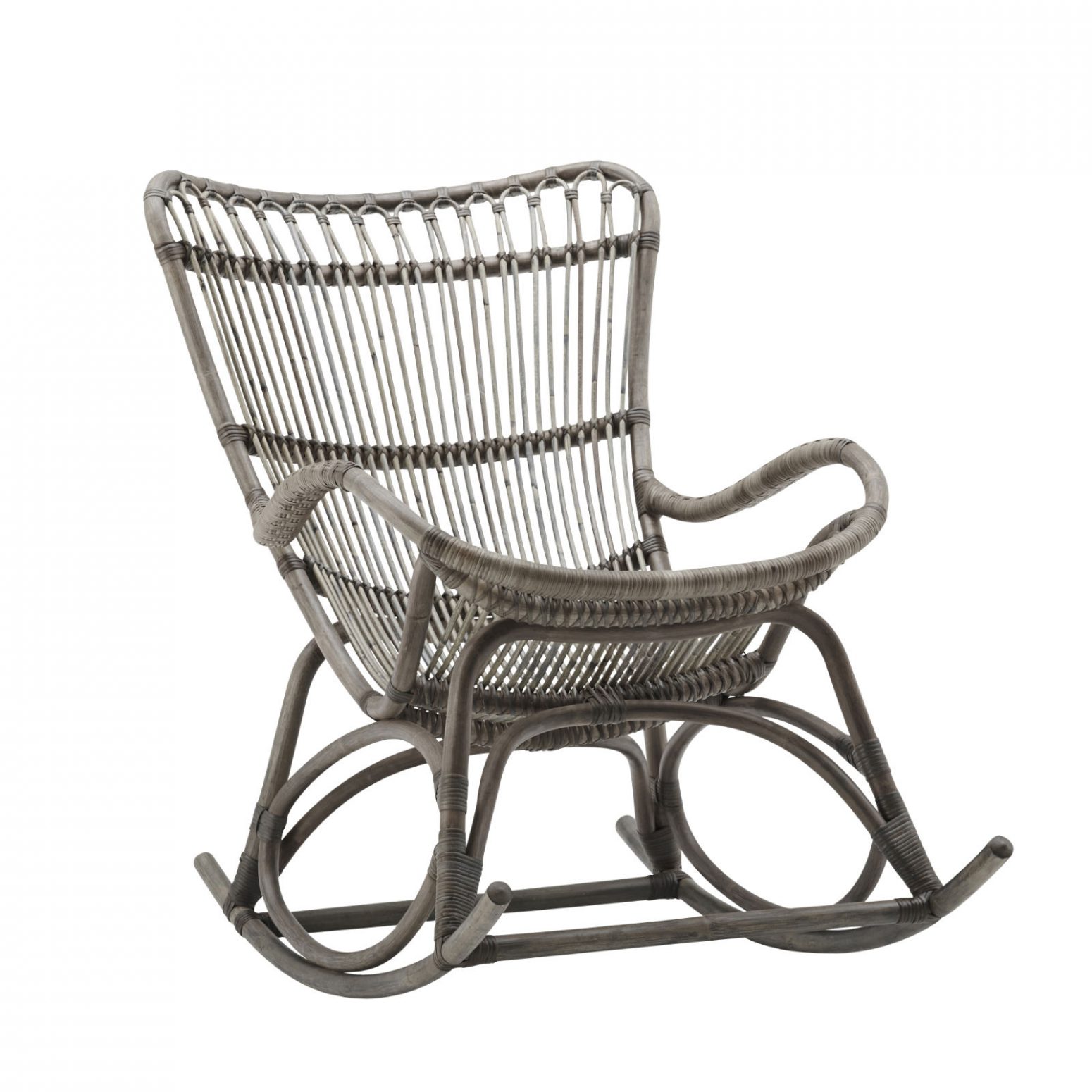 Rocking chair rotin vintage Sika Design - Brin d'Ouest
