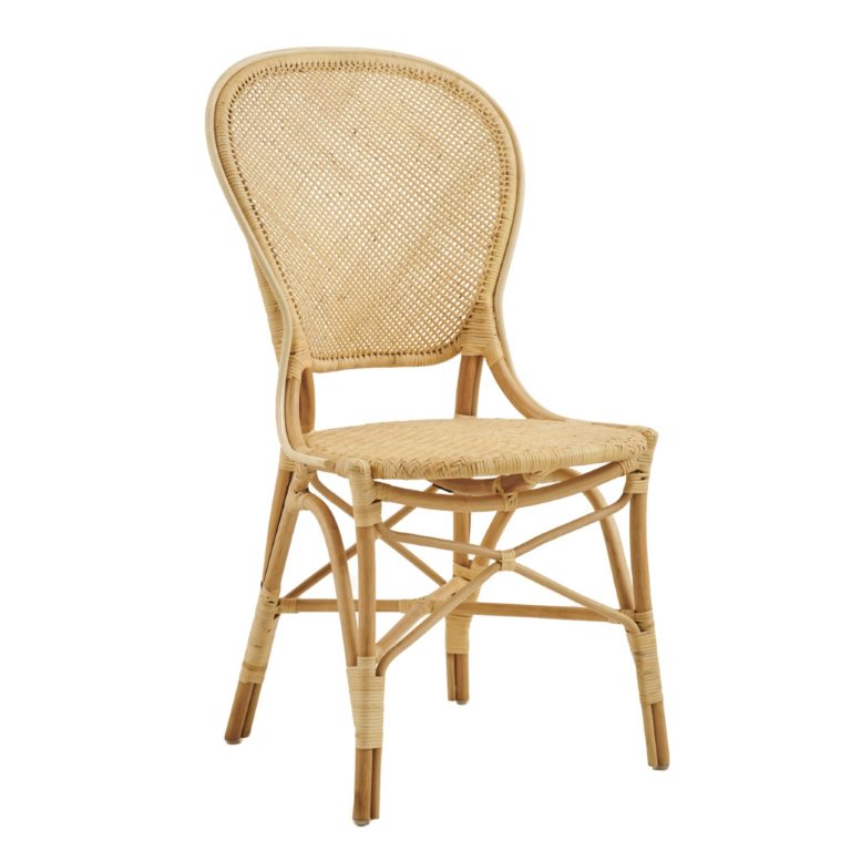 Chaise en rotin tressé de salle à manger Rossini - Brin d'Ouest