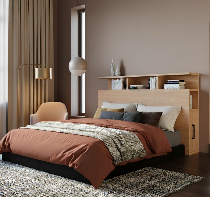 Tete De Lit Avec Rangement Integre 140